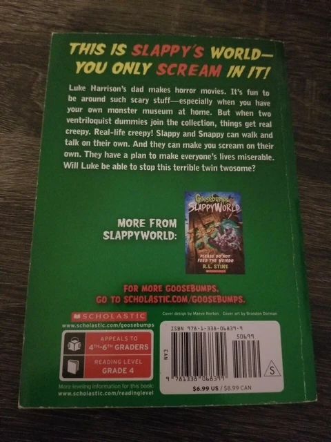 GOOSEBUMPS SLAPPYWORLD I Am Slappys Evil Twin Book RL Stine $7.00 ...