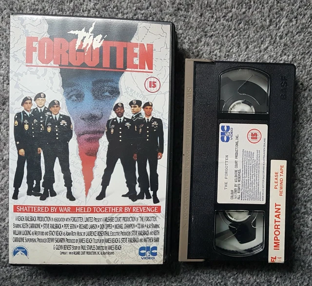 THE FORGOTTEN (VHS) BIG BOX - Keith Carradine + Stacey Keach + Steve ...