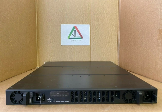 CISCO ISR4431/K9 CISCO ISR4431-SEC/K9 Router with 2x PSU & Brackets ...