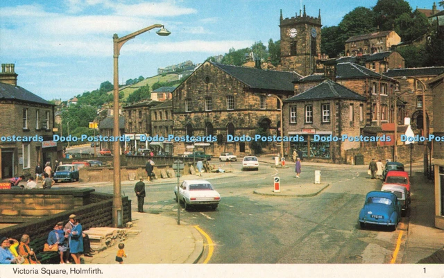 R681839 HOLMFIRTH. VICTORIA Square. Bamforth and Co. Ltd. Color Gloss ...