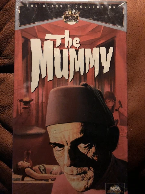 THE MUMMY VHS NTSC 1932 B&W universal Boris Karloff TAPE IS UNTESTED £8 ...