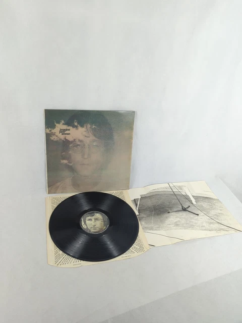 JOHN LENNON IMAGINE LP Vinyl Record Poster EX+ UK 1st Press -1U/-1U £1. ...