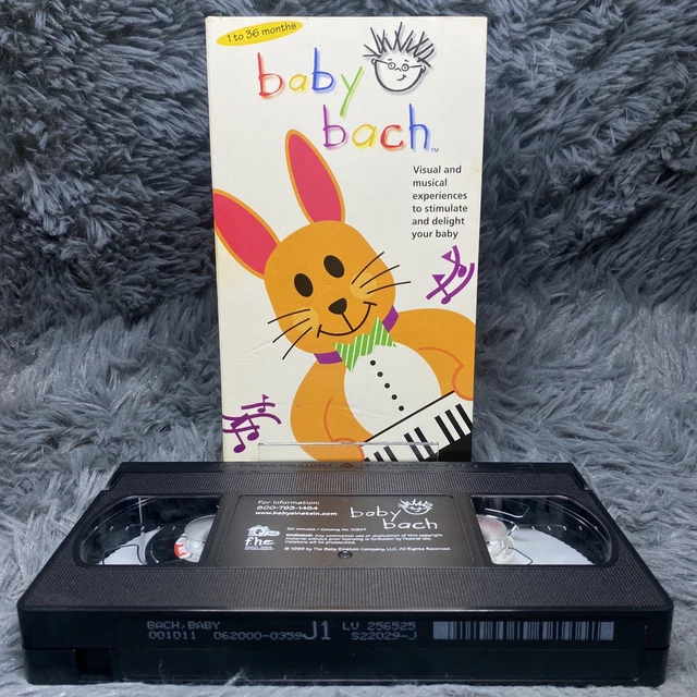 BABY EINSTEIN BABY Bach VHS Video Tape Infant Learning 1 To 36 Months ...