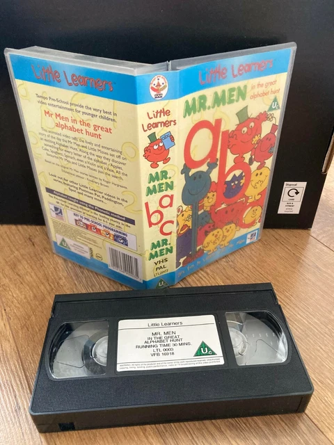MR MEN ABC PAL VHS, little learners, USED, children's video tape £9.99 ...