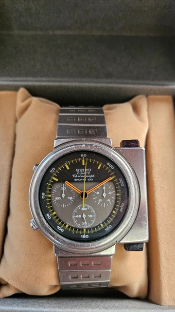 SEIKO SPORTS 100 Aliens Ripley Wristwatch Quartz Chronograph 7A28-7000 ...