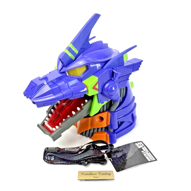 GODZILLA VS EVANGELION Bucket Figur Popcorn USJ Limited Universal ...