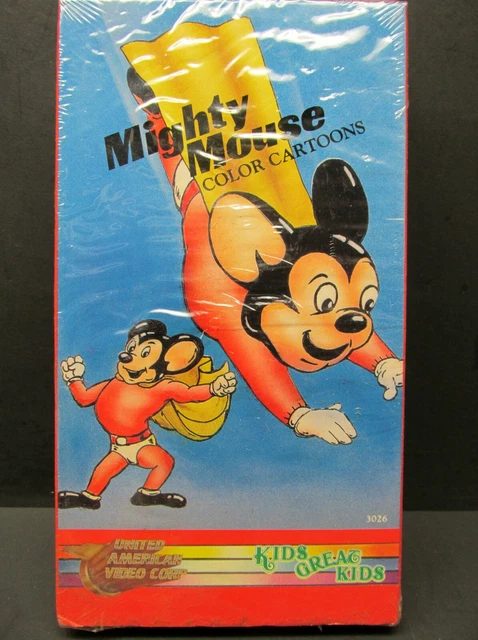 MIGHTY MOUSE AND FRIENDS - Color Cartoons, VHS, NEW in Shrink Wrap £9. ...