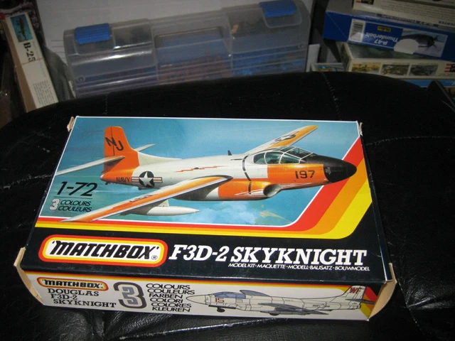 MINT IN BOX F3D-2 Skyknight by Matchbox in 1/72 scale from 1987 $49.99 ...