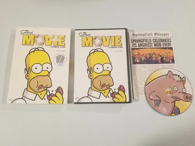 THE SIMPSONS MOVIE (DVD, 2007, Full Frame) $9.99 - PicClick CA