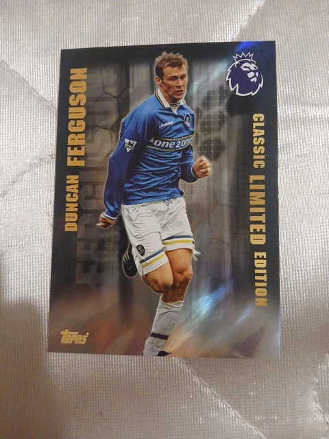 TOPPS PREMIER LEAGUE 2026 Duncan Ferguson Classic Limited Edition £2.21 ...