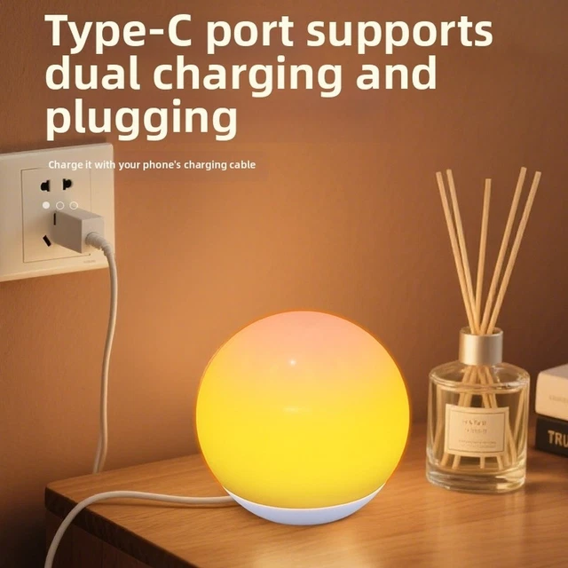 REMOTE CONTROL LAMP Ambient Night Light Remote Control Up To 24h ...