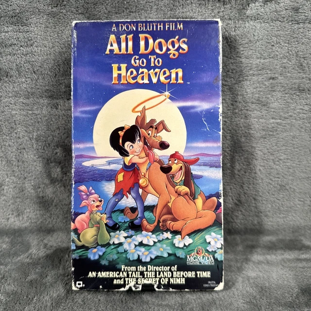 ALL DOGS GO To Heaven Vintage 1989 VHS Don Bluth Kids Movie £9.28 ...