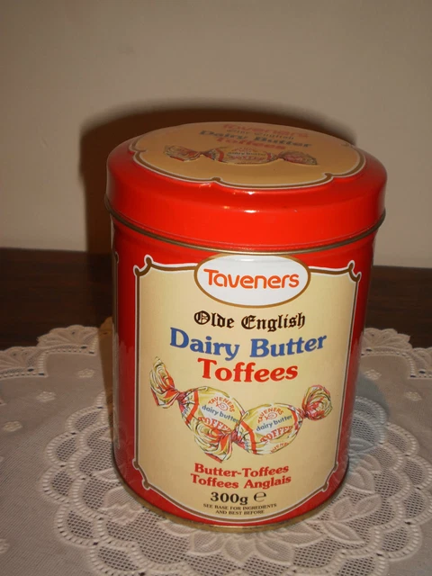 TAVENERS OLDE ENGLISH Dairy Butter Toffee Tin $15.00 - PicClick AU