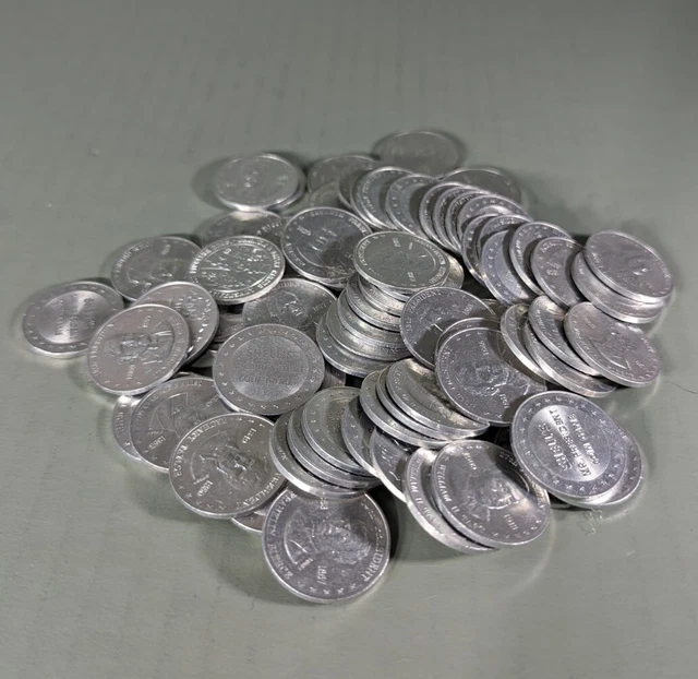 1960'S SHELL OIL Tokens, Prime Ministers of Canada Lot of 12 OF 15 $1. ...