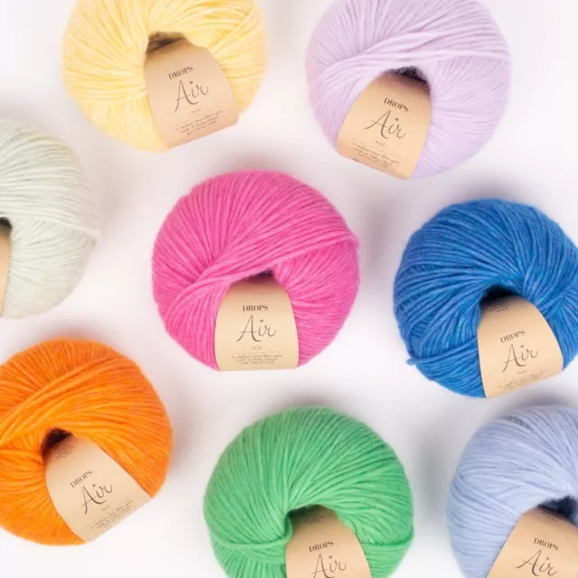 ALPACA MERINO ARAN Yarn Light Blow Knitting Wool Worsted Baby Soft ...