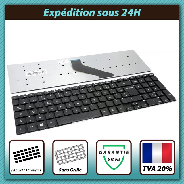 CLAVIER FRANÇAIS AZERTY NOIR PACKARD BELL EASYNOTE LV11HC-2481NL8 LS44 ...