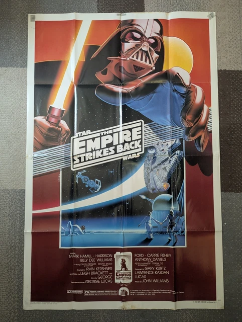STAR WARS - EMPIRE STRIKES BACK 10th ANNIV. POSTER - STYLE A 1990 - 27 ...