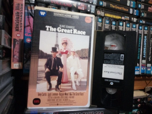 THE GREAT Race ntsc VHS warner TONY CURTIS,JACK LEMMON, see discription ...