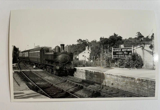 RAILWAY LOCOMOTIVE PHOTOGRAPH- Cleobury Mortimer Station - A940 EUR 4 ...