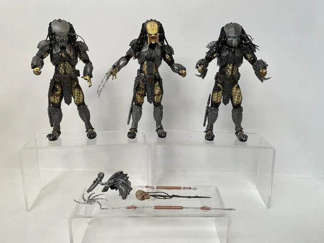 NECA ALIEN VS Predator (AVP) Series 14 Celtic, Chopper & Scar 8" Action ...