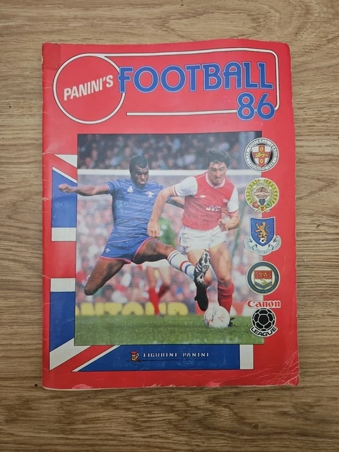 1986 86 PANINI Football Sticker Album 100% COMPLETE Full Set Pre ...