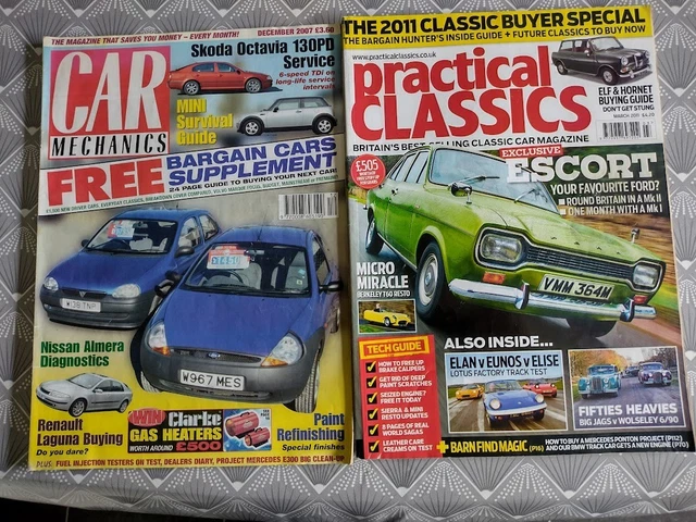 PRACTICAL CLASSICS MAGAZINE March 2011 CAR MECHANICS DECEMBER 2007 £5. ...