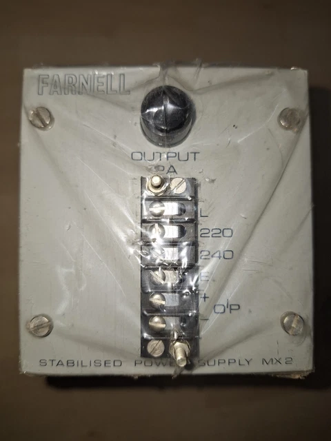 FARNELL MX/2 MX2 Linear Stabilised Industrial Power Supply 2A New Old ...