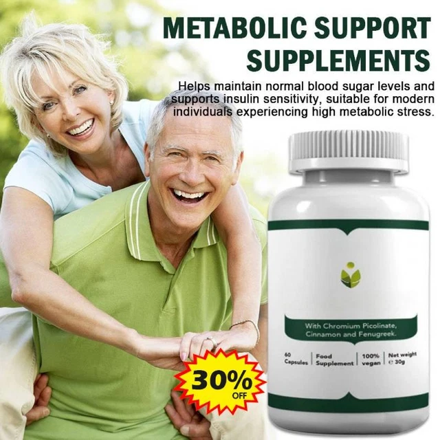 METABOLIC SUPPORT SUPPLEMENT Supports Healthy Metabolism Best 60PcsDE £ ...