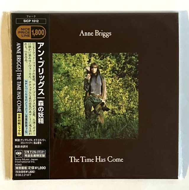 ANNE BRIGGS THE TIME HAS COME JAPAN MINI LP CD 2007 SICP-1512 avec OBI ...