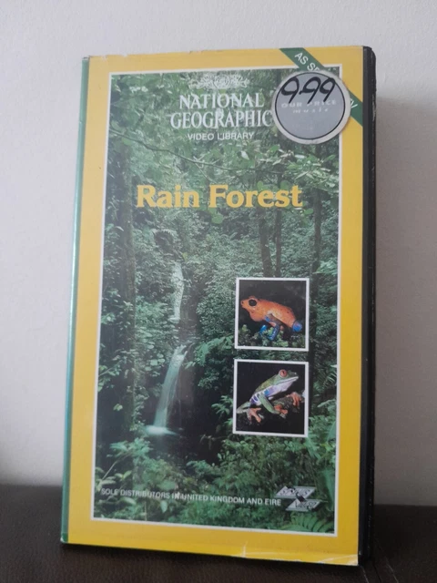 NATIONAL GEOGRAPHIC VIDEO Library Rain Forest VHS Video Tape Narr ...