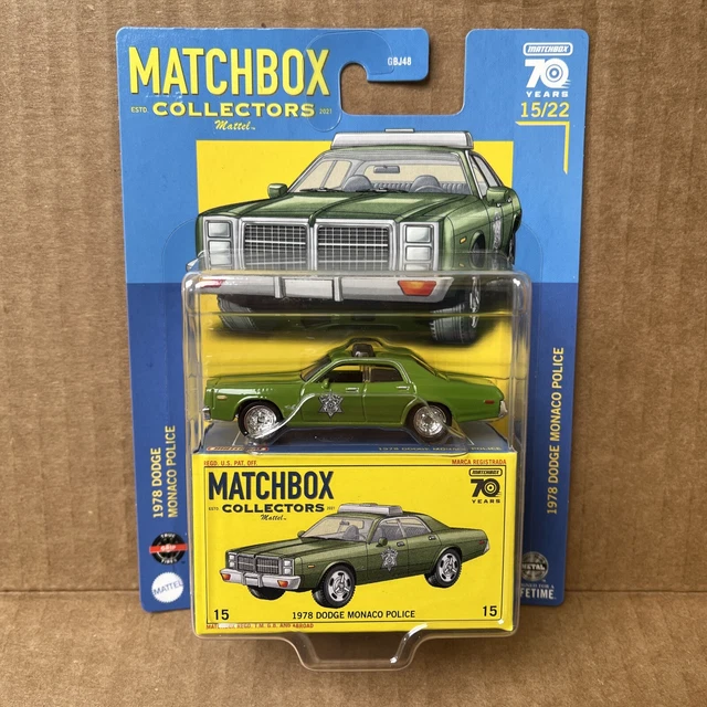 MATCHBOX 2023 70TH Anniversary Collectors Series 1978 Dodge Monaco ...