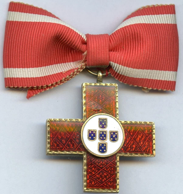 PORTUGAL ORDER OF The Portuguesian Red Cross 3Rd Class (Portuguese Red ...