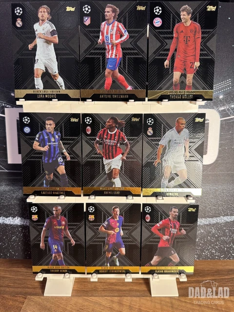 MATCH ATTAX EXTRA 24/25 - Black Edge Edition FULL SET - Contains ALL 9 ...