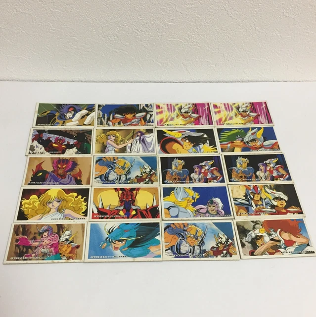 VINTAGE JAPANESE RETRO Saint Seiya Menko Trading Card Set of 20 japan £ ...