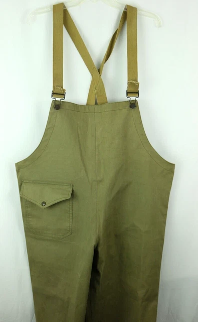 VINTAGE USN UNITED STATES NAVY DEPARTMENT CONTRACT Deck Bibs Adult L ...