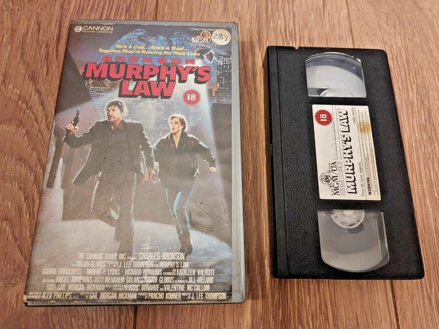 MURPHY'S LAW ~ Mgm Home Video Big Box Vhs Tape Starring Charles Bronson ...