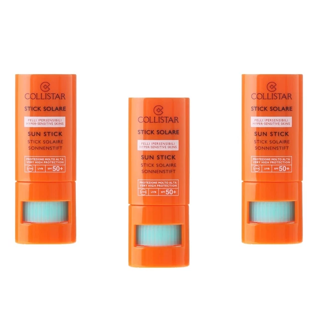 3PZ COLLISTAR STICK SOLARE massima protezione 50+ alta per pelli ...