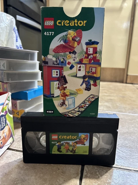LEGO CREATOR 4177 rare 2001 VHS tape and original cardboard sleeve £40. ...