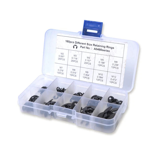 160 IN SNAP Ring Assortment Retaining Crimp Tools for Holes £6.89 ...