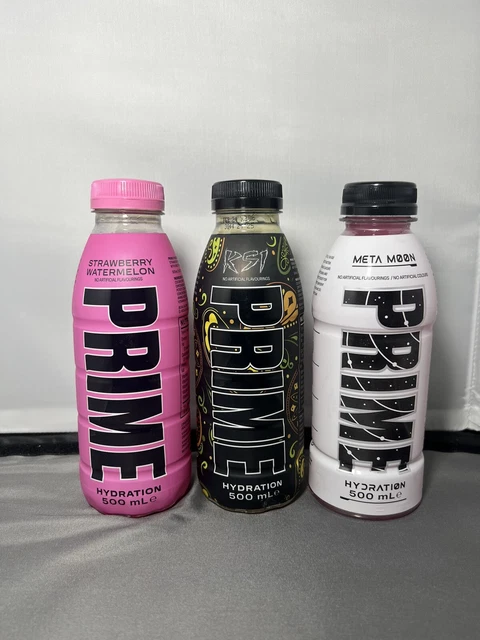 PRIME HYDRATION DRINK KSI Mango, Strawberry Watermelon & Meta Moon NEW ...
