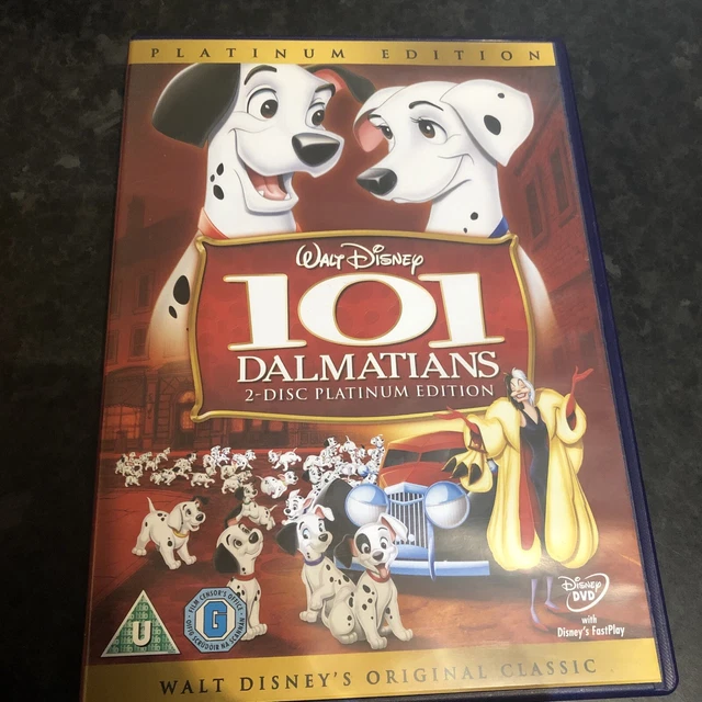 101 DALMATIANS (2 Disc Platinum Edition) [DVD] Disney Classic £1.99 ...