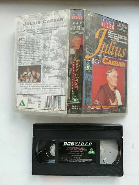 JULIUS CAESAR VHS Video BBC Shakespeare production £7.00 - PicClick UK