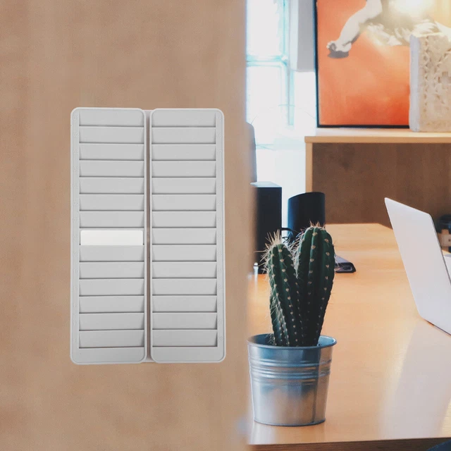 ID CARD RACK Wall Mounted Holder Attendance Storage Hotel Room Cards ...