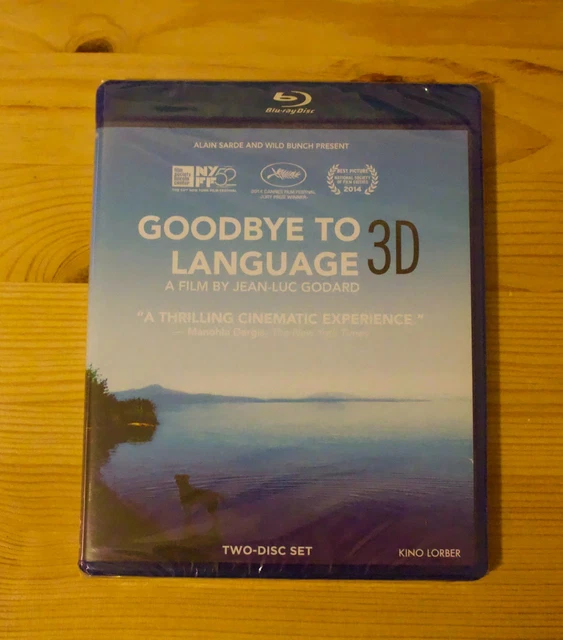 GOODBYE TO LANGUAGE 3D Blu-ray Kino Lorber Jean-Luc Godard Brand New ...