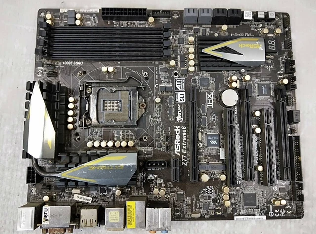 [USED PART] BIOS Check Only, ASROCK Z77 Extreme6 Motherboard with IO ...
