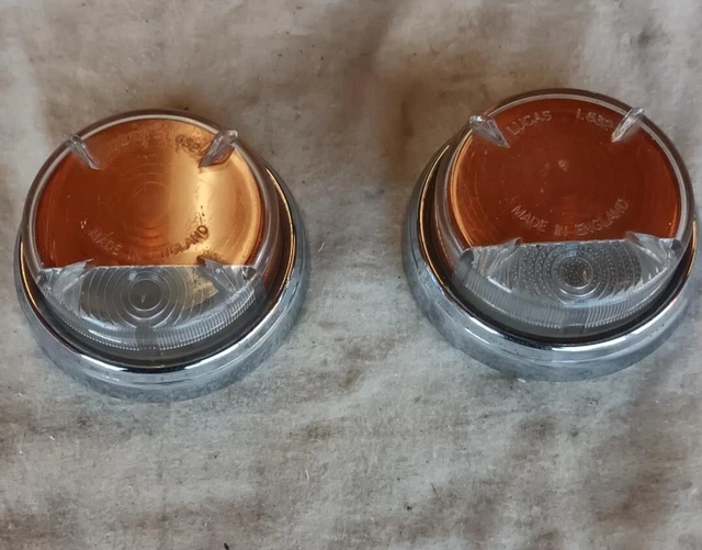 MGA MORRIS MINOR Austin A40/60 Sidelight/Indicator Lenses £10.00 ...