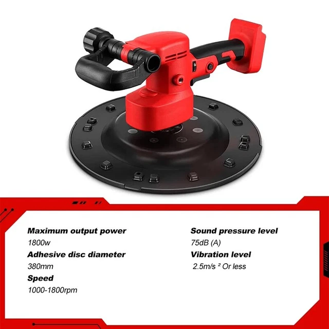 BRUSHLESS CONCRETE MORTAR Trowel Wall Smoothing Polisher Battery For ...