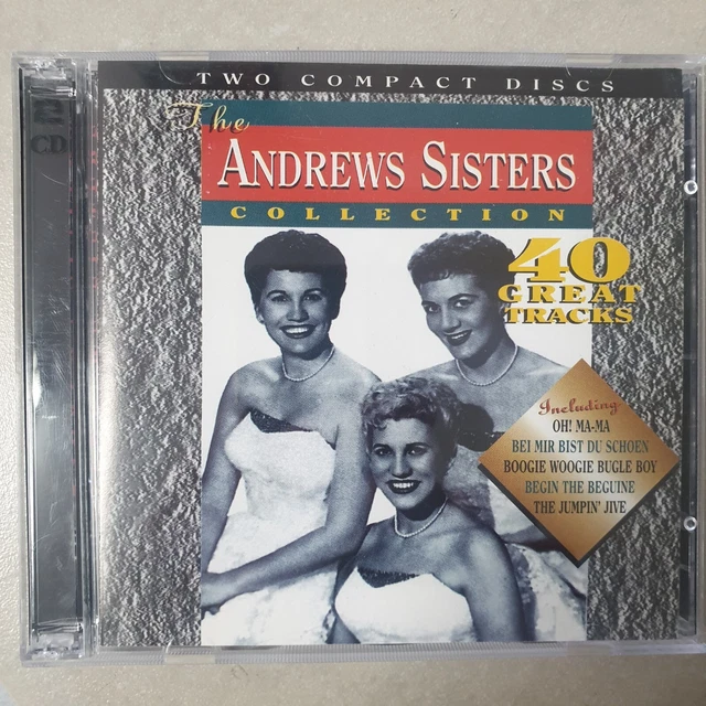 ANDREWS SISTERS COLLECTION 40 Great Tracks 2 disc CD $13.00 - PicClick AU