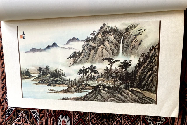 1969 MADAME CHIANG KAI-SHEK's CHINESE PAINTINGS Soong Mei-ling TAIWAN ...