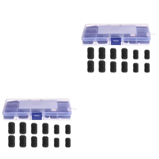 2 PCS ELECTRICAL Crimp Connectors Ferrite -on Bead Choke Ring £34.85 ...